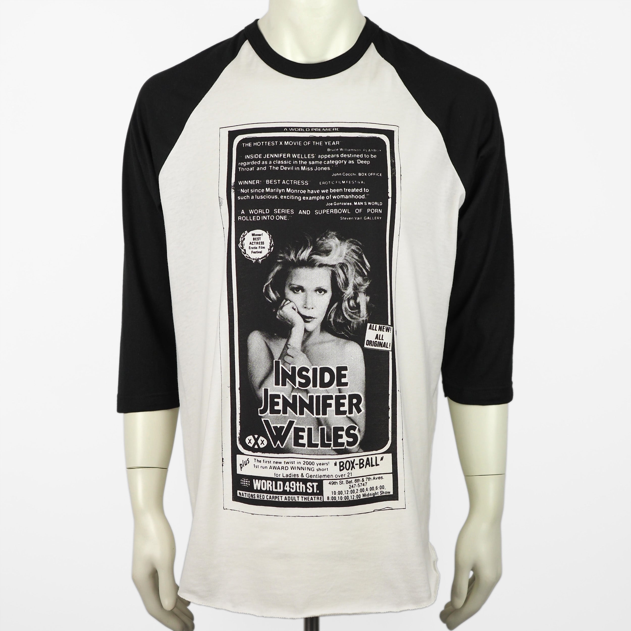 Inside Jennifer Welles - 3/4 Sleeve Jersey Shirt – Mélusine